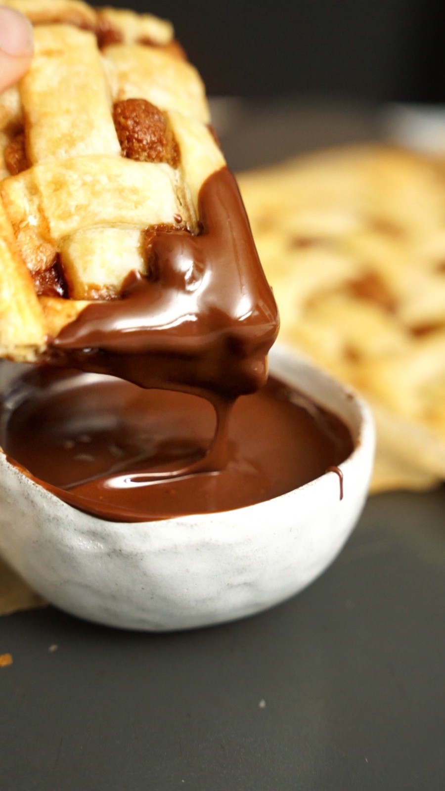 Cookie Dough Lattice Pastry - Doughlicious
