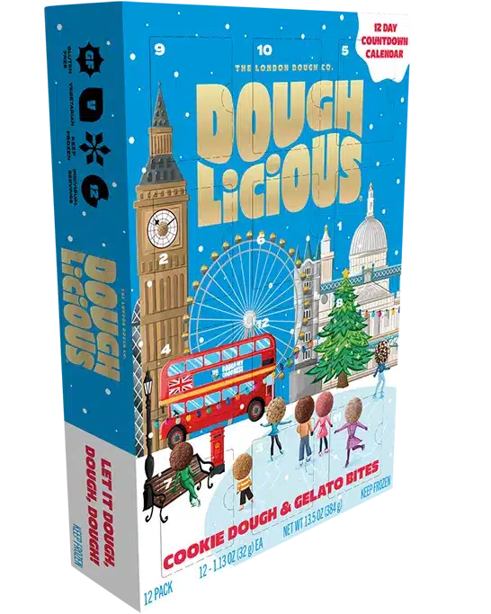12 DAY COUNTDOWN CALENDAR COOKIE DOUGH AND GELATO BITES - Doughlicious